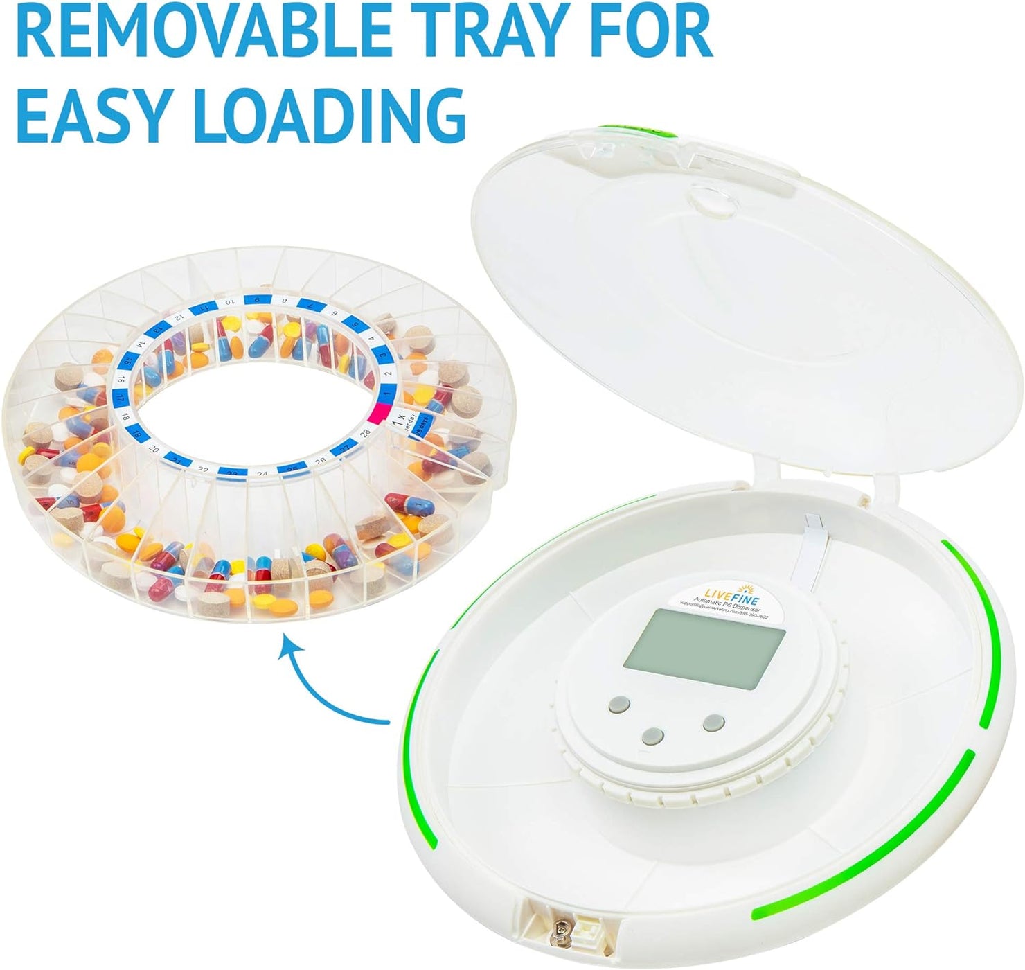 Automatic Pill Dispenser - 28 Day | TaMiMi Projects in Qatar