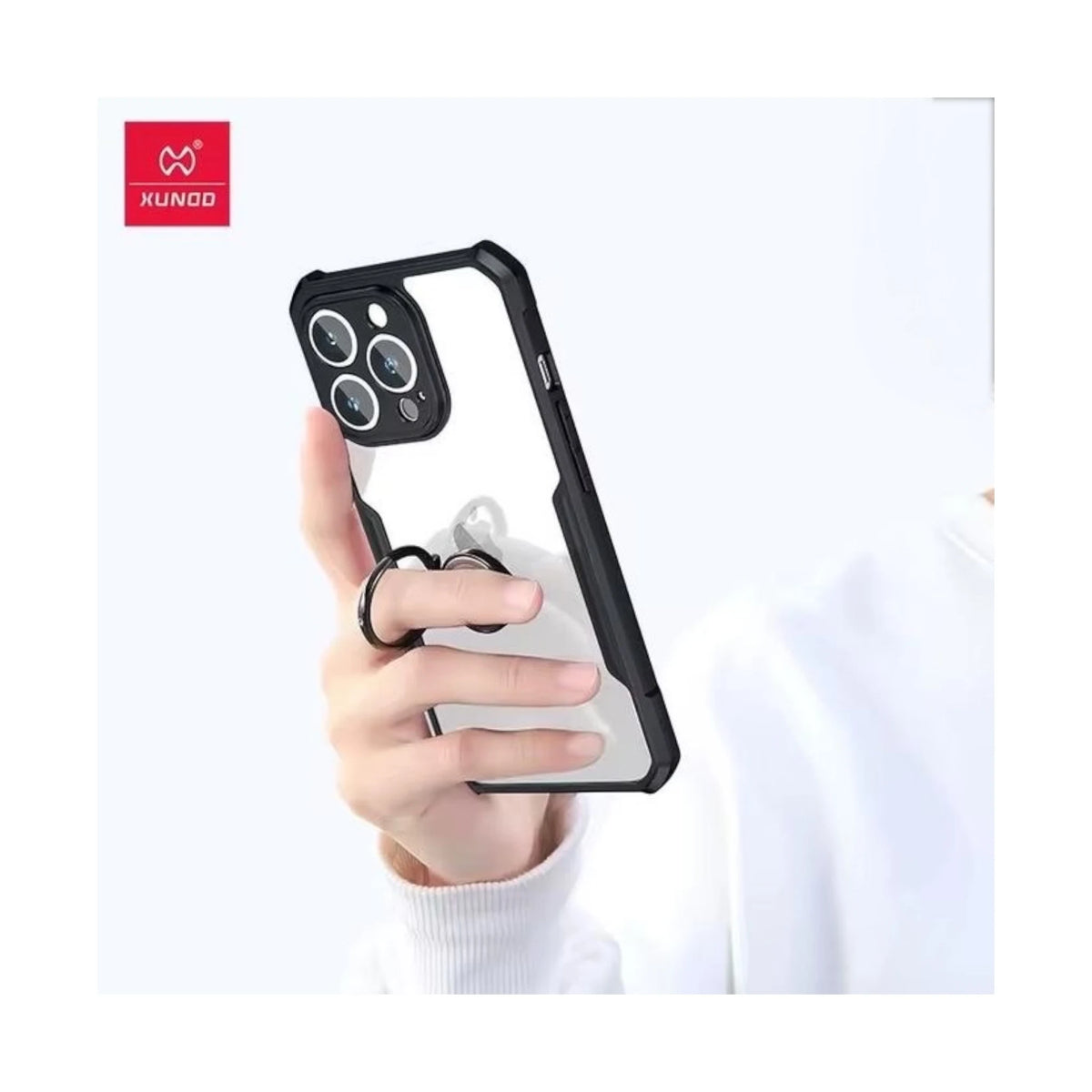 Xundd Ring Case for iPhone 15 Pro - Black | TaMiMi Projects